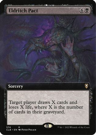 Eldritch Pact (Extended Art) - Commander Legends: Battle for Baldur's Gate - Magic: The Gathering