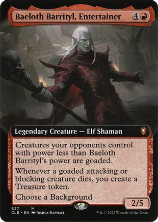 Baeloth Barrityl, Entertainer (Extended Art) - Commander Legends ...