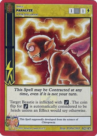 Paralyze - Caster's Cup Promo Cards - MetaZoo