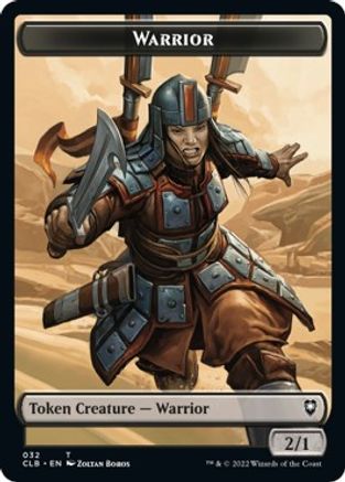 Warrior // Inkling Double-sided Token - Commander Legends: Battle for ...