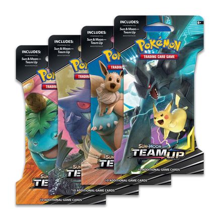 Team Up Sleeved Booster Pack Art Bundle [Set of 4] - SM - Team Up - Pokemon