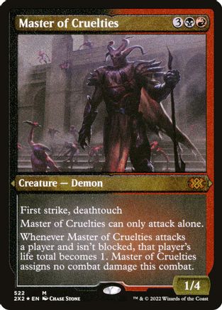 Master of Cruelties (Foil Etched) - Double Masters 2022 - Magic: The ...