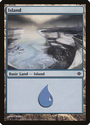 Island (235) - Shards of Alara - Magic: The Gathering