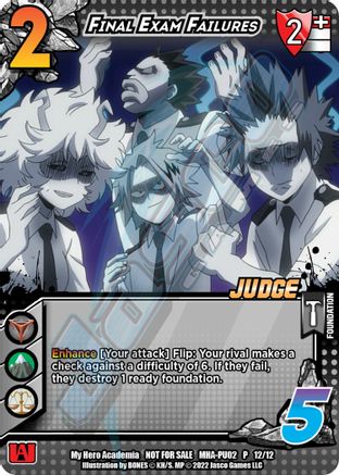 Final Exam Failures (Plus Ultra Pack 2 Judge) - UniVersus: My Hero ...