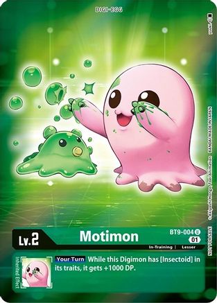 Motimon (Box Topper) - X Record - Digimon Card Game