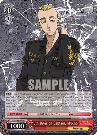 5th Division Captain, Mucho - Tokyo Revengers - Weiss Schwarz