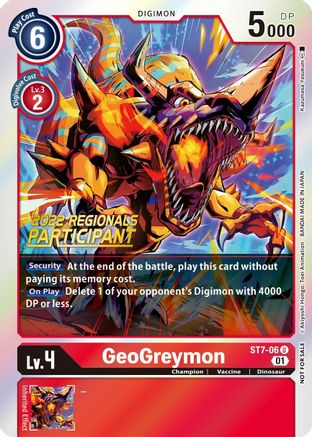 GeoGreymon (2022 Championship Offline Regional) [Online Participant ...