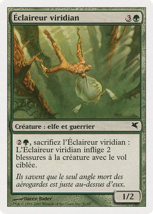 Viridian Scout (French) - "Éclaireur viridian" - Magic Encyclopedia ...