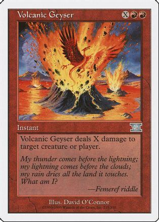 Volcanic Geyser - Classic Sixth Edition - Magic: The Gathering