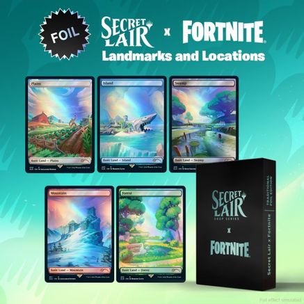 Secret Lair Drop: Secret Lair X Fortnite: Landmarks And Locations 