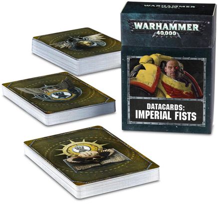 Warhammer: 40K - Datacards: Imperial Fists - Warhammer Game Accessories ...