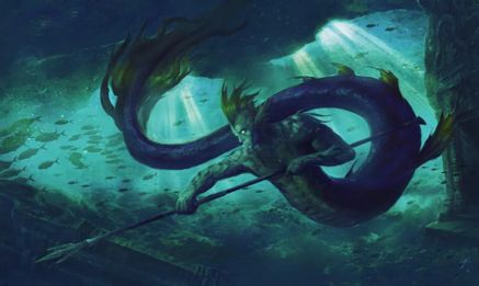 GamerMats Playmat - Merfolk (Premium Black Stitched) - GamerMats ...