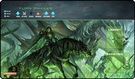 GamerMats Playmat - Army of the Dead with Magic Compatible Zones ...