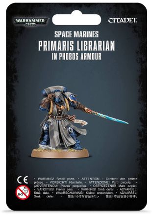 Warhammer: 40K - Space Marines Primaris Librarian in Phobos Armour ...