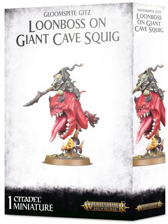 Warhammer: Age of Sigmar - Gloomspite Gitz: Loonboss on Giant Cave ...
