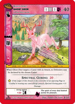 Ghost Deer - UFO: First Edition Release Event Deck - MetaZoo