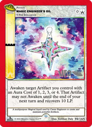 Magic Engineer's Oil - UFO: First Edition Spoiler Pack - MetaZoo