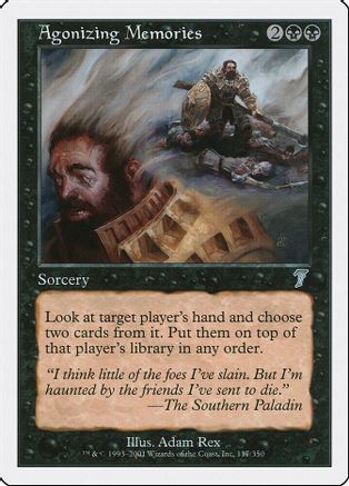 Agonizing Memories - 7th Edition - Magic: The Gathering