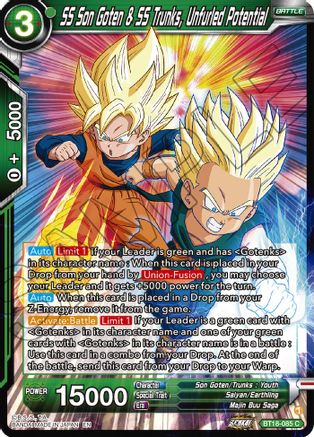 SS Son Goten & SS Trunks, Unfurled Potential - Dawn of the Z-Legends ...