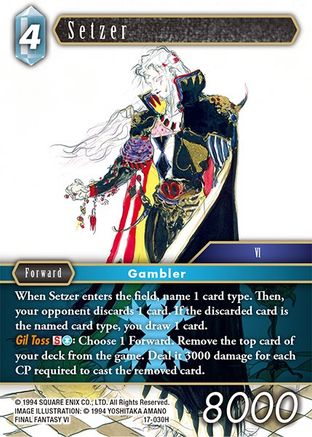 Setzer - Rebellion's Call - Final Fantasy TCG
