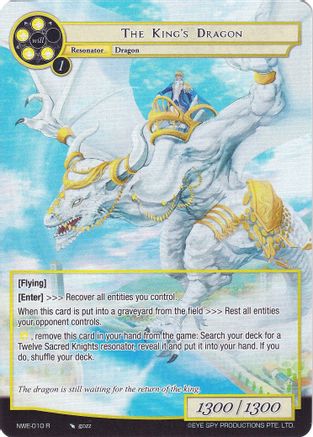 The King's Dragon (Full Art) - A New World Emerges - Force of Will