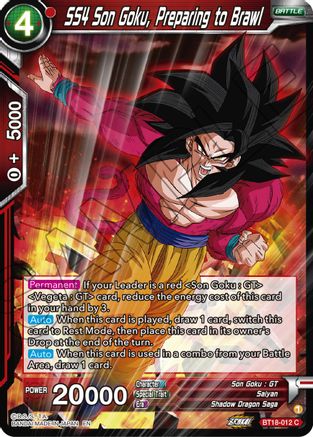 SS4 Son Goku, Preparing to Brawl - Dawn of the Z-Legends - Dragon Ball ...