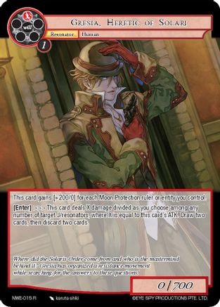 Gresia, Heretic of Solari - A New World Emerges - Force of Will