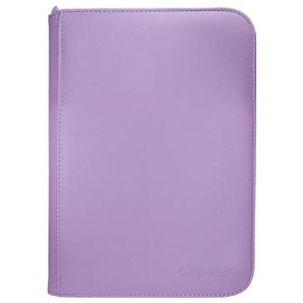 Vivid 4-Pocket Zippered PRO-Binder - Purple - Ultra Pro Storage Albums ...