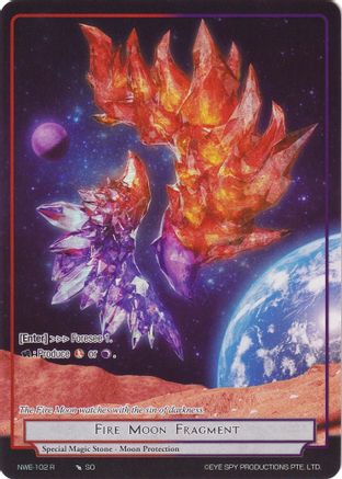 Fire Moon Fragment (Full Art) - A New World Emerges - Force of Will