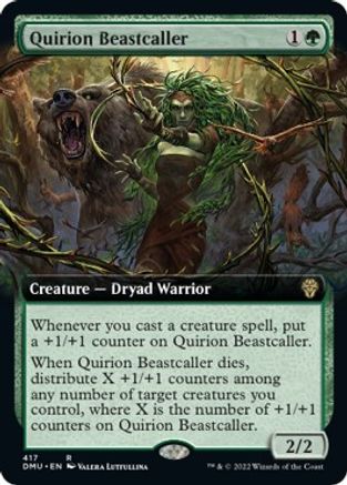 Quirion Beastcaller (Extended Art) - Dominaria United - Magic: The ...