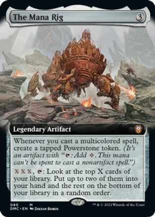 The Mana Rig (Extended Art) - Commander: Dominaria United - Magic: The ...