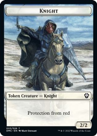 Knight Token - Commander: Dominaria United - Magic: The Gathering
