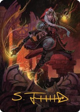 Jaya, Fiery Negotiator Art Card (35/81) (Gold-Stamped Signature) - Art ...