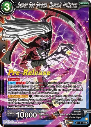 Demon God Shroom, Demonic Invitation - Dawn of the Z-Legends Pre ...