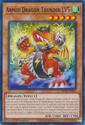 Armed Dragon Thunder LV5 - 2022 Tin of the Pharaoh's Gods - YuGiOh