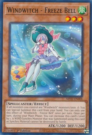 Windwitch - Freeze Bell - 2022 Tin of the Pharaoh's Gods - YuGiOh