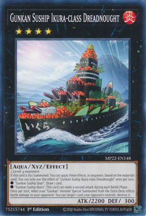 Gunkan Suship Ikura-class Dreadnought - 2022 Tin of the Pharaoh's Gods - YuGiOh