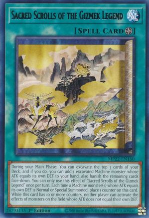Sacred Scrolls of the Gizmek Legend - 2022 Tin of the Pharaoh's Gods ...