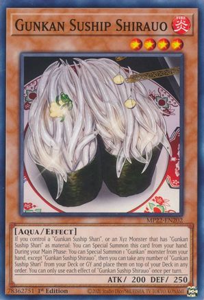 Gunkan Suship Shirauo - 2022 Tin of the Pharaoh's Gods - YuGiOh