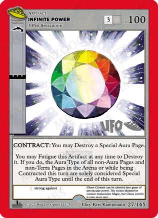 Infinite Power - UFO: First Edition Spoiler Pack - MetaZoo