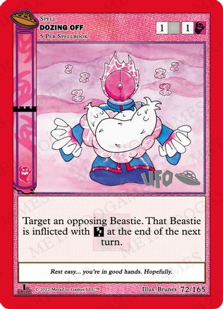 Dozing Off - UFO: First Edition Spoiler Pack - MetaZoo