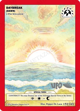 Daybreak (Dawn) - UFO: First Edition Spoiler Pack - MetaZoo