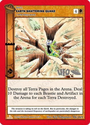 Earth Shattering Quake - UFO: First Edition Spoiler Pack - MetaZoo