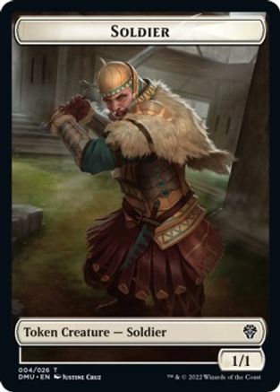 Soldier // Stangg Twin Double-sided Token - Dominaria United - Magic ...