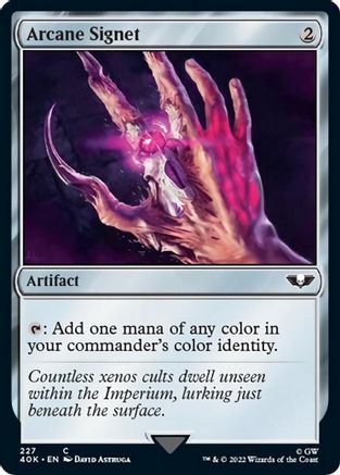 Arcane Signet (227) - Universes Beyond: Warhammer 40,000 - Magic: The ...
