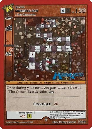 Sinkhole Sam - Hiroquest Promos - MetaZoo