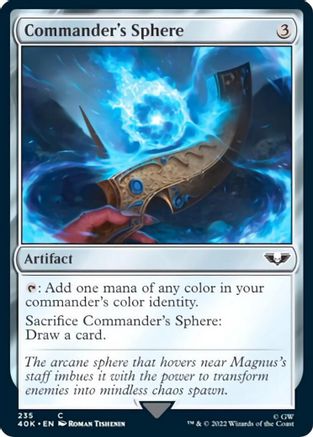Commander's Sphere (235) (Surge Foil) - Universes Beyond: Warhammer ...
