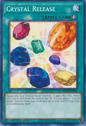 Crystal Release - Structure Deck: Legend of the Crystal Beasts - YuGiOh