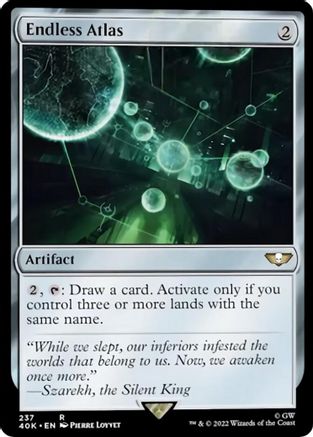 Endless Atlas - Universes Beyond: Warhammer 40,000 - Magic: The Gathering