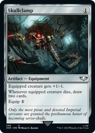 Skullclamp - Universes Beyond: Warhammer 40,000 - Magic: The Gathering